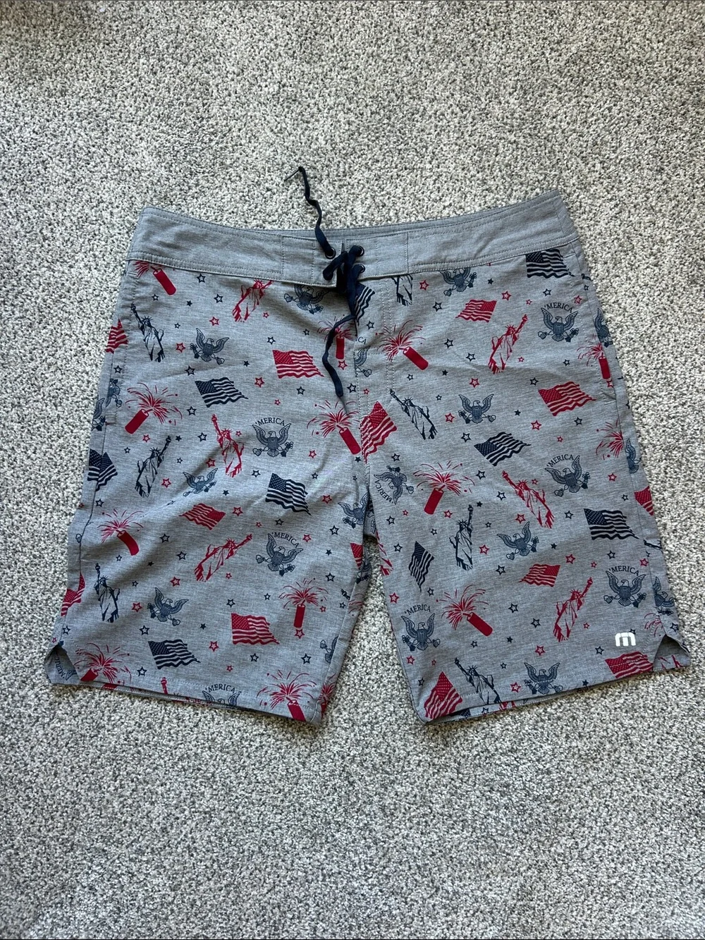 Travis Mathew | Swim | Travis Matthew Patriotic Swim Shorts | Poshmark